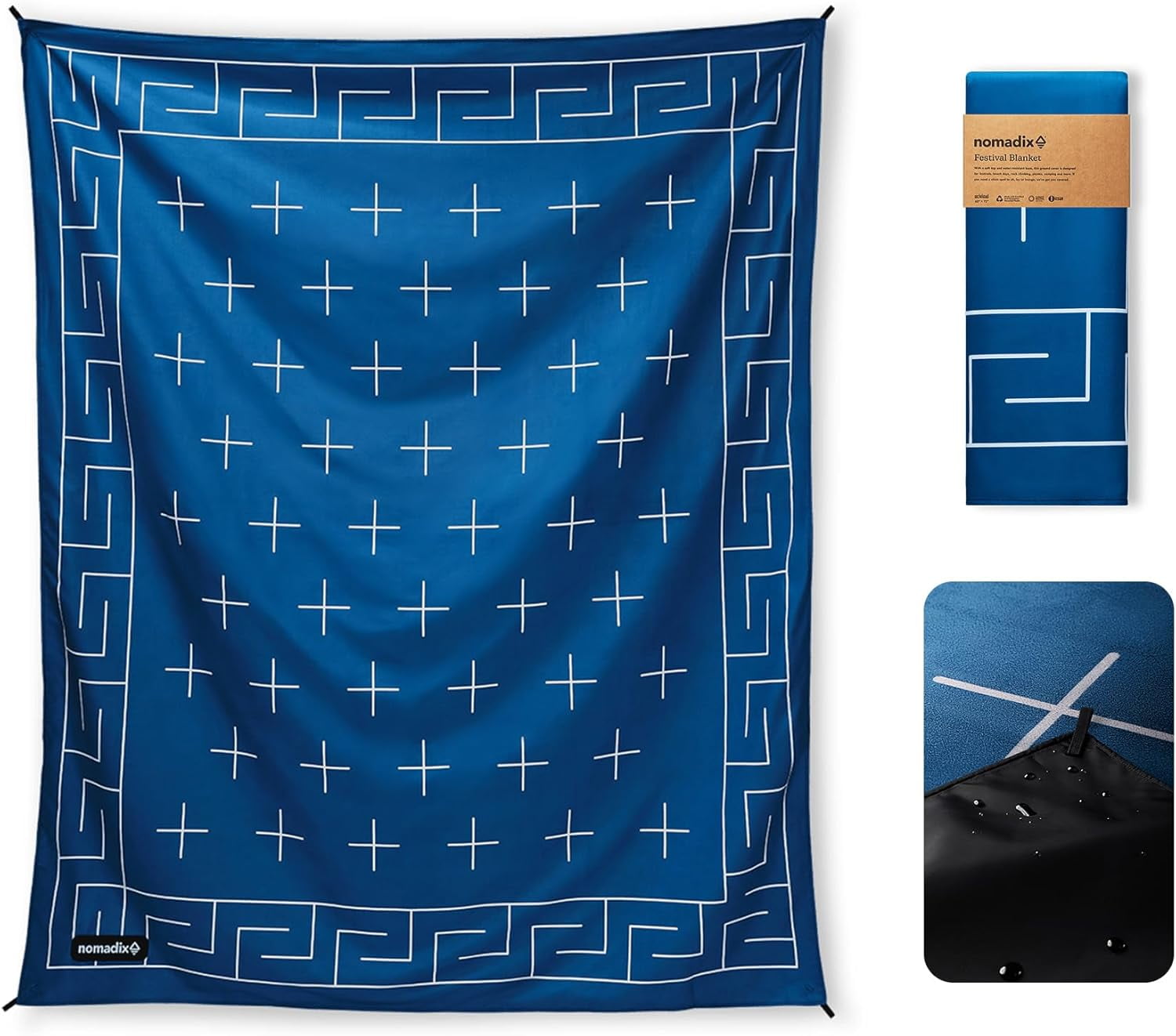 Nomadix Festival Blanket - Perfect for Picnics, Camping, & Lawn Seating ...