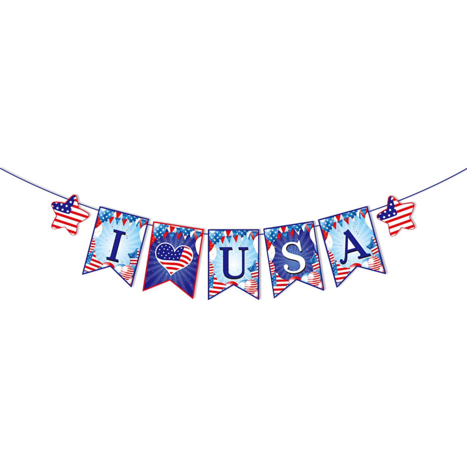 Nomeni Fourth of July Party Decoration Kit with Banners and Balloons ...