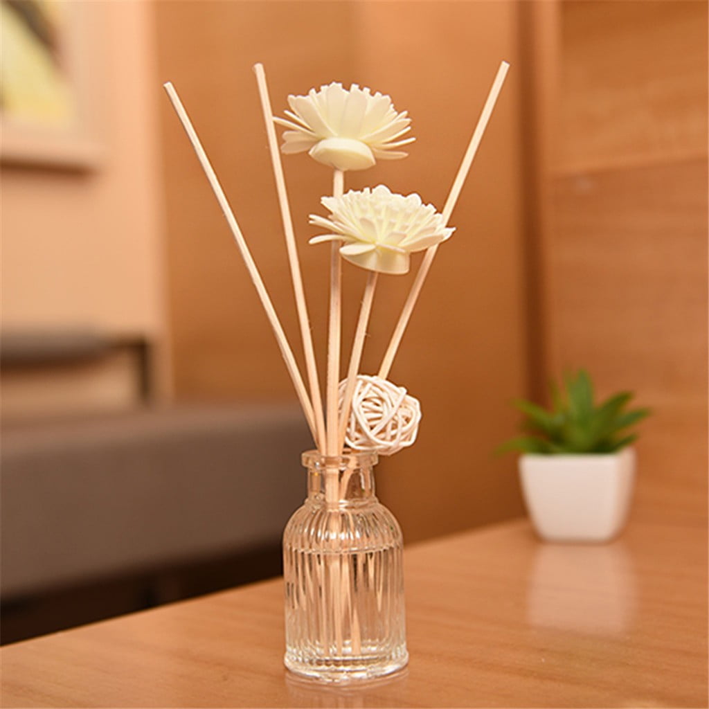 Nomeni Desktop Dress up Reed Oil Diffusers with Natural Sticks, Glass ...