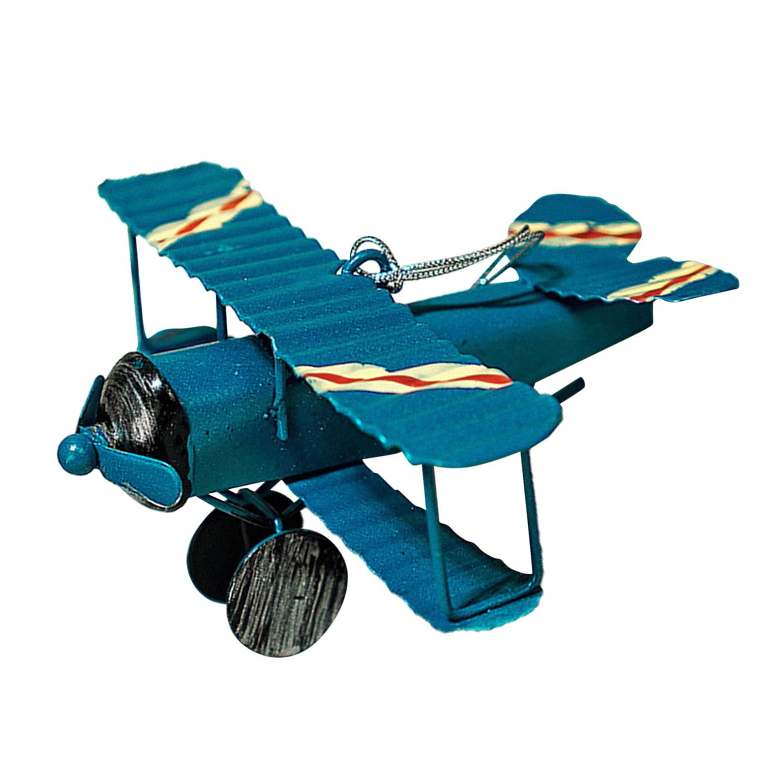 Nomeni Ornament Clearance, Mini Retro Biplane Doll Metal Iron Aviation ...