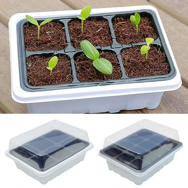 Naler 14 Pack Seed Starter Trays - 168 Cell Seedling Grow Kit for ...