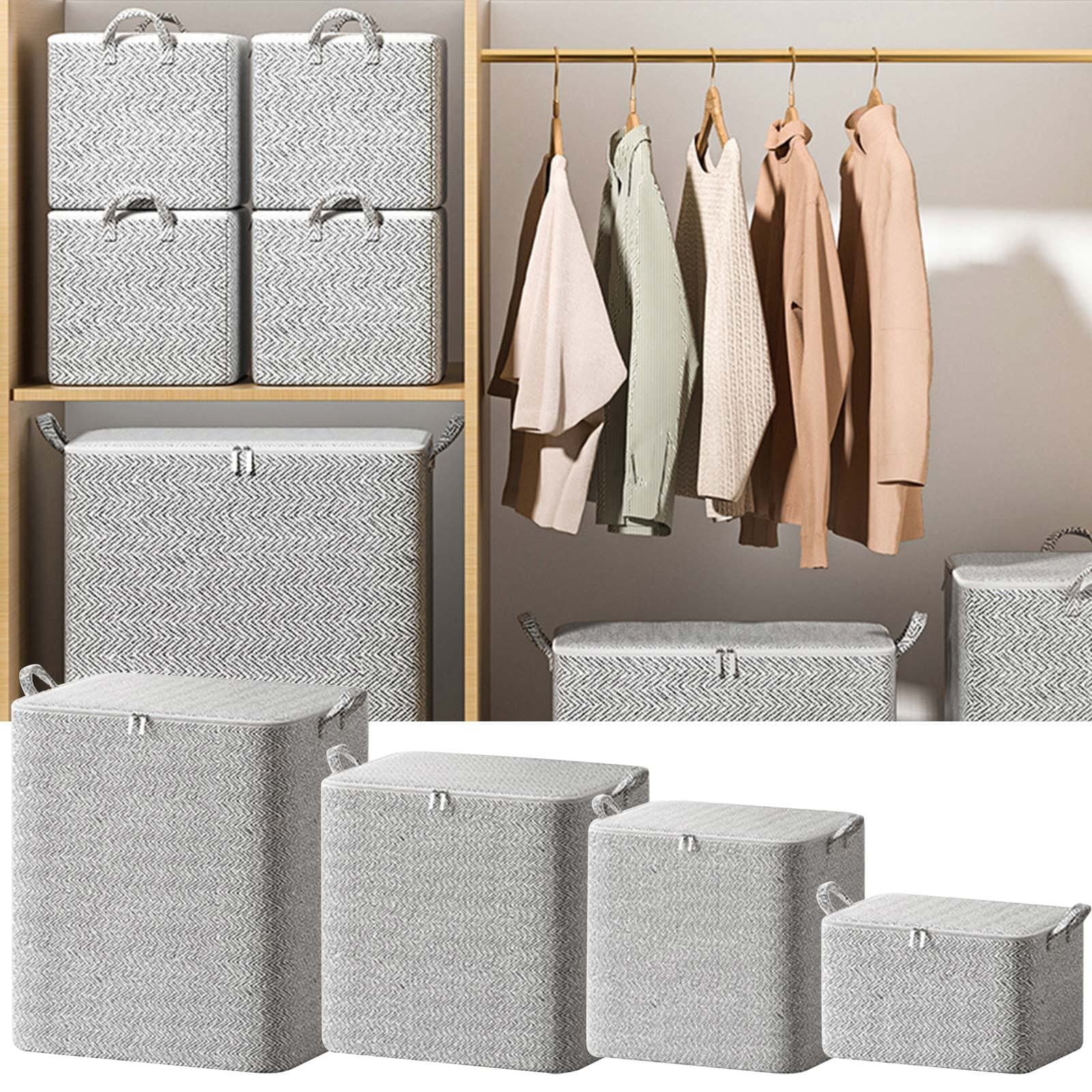 Nomeni Storage Bins Clearance, Storage Bags Portable Non Woven Zipper ...