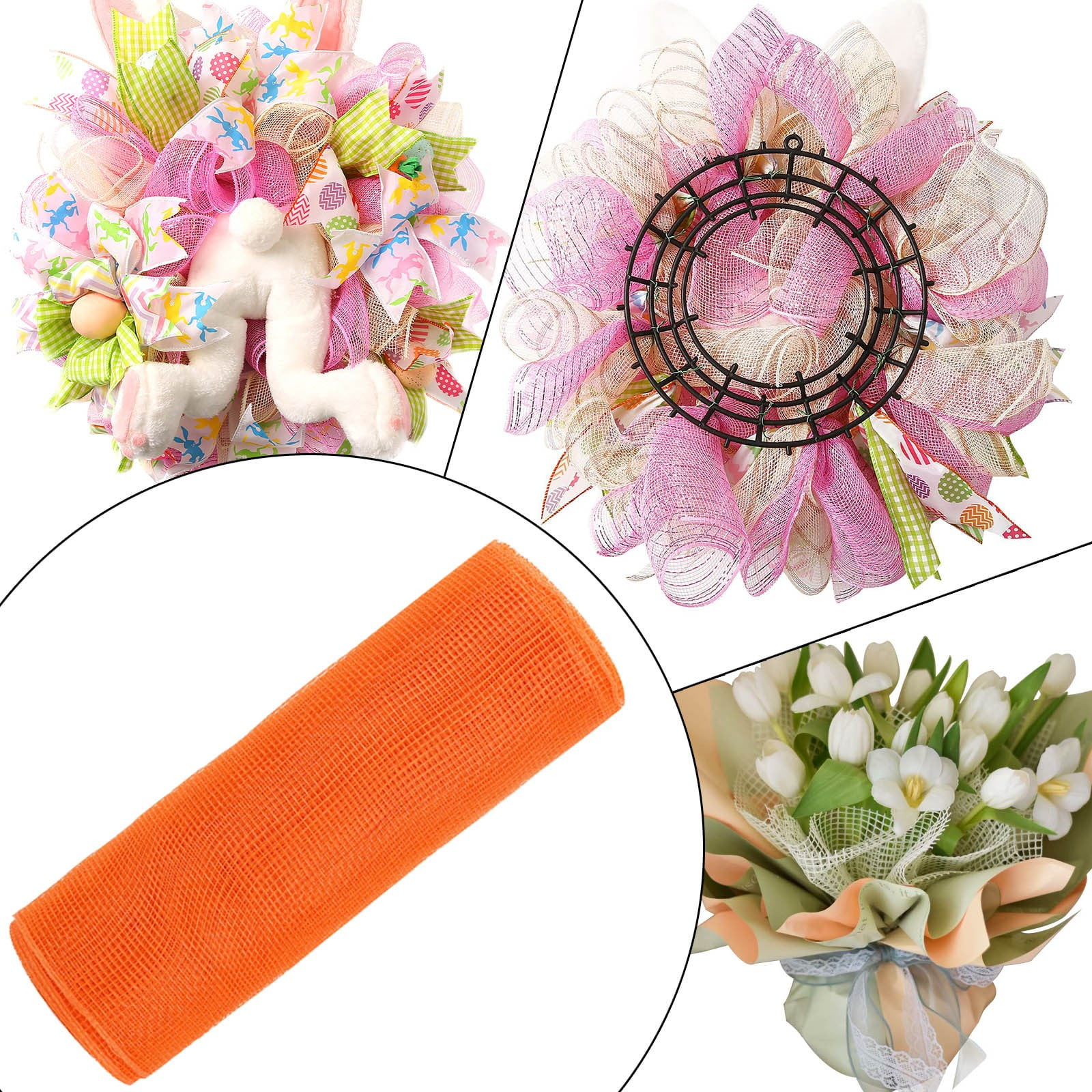 Nomeni Wrapping Paper Clearance, Diy Gift Mesh Gift Belt Decorative ...