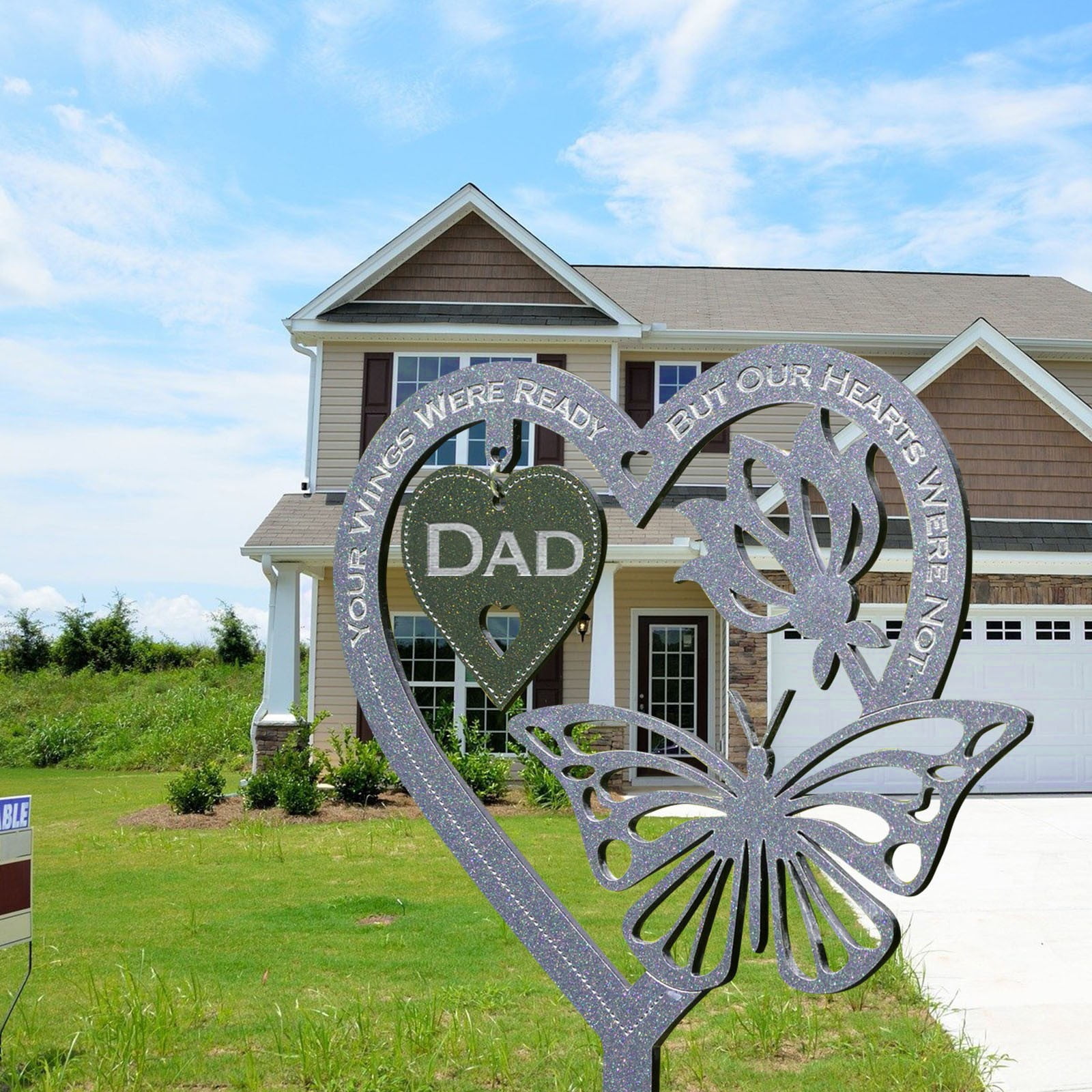 Nomeni Yard Decorations Outdoor Clearance, Plaque Memorial Memorial ...