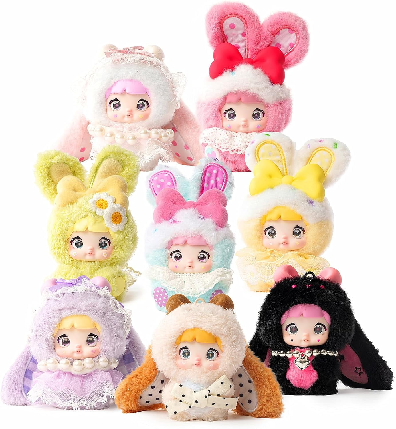 Nommi Baby Plush Blind Box, Plush Figure Toys 1PC (1 of 10 Possible ...