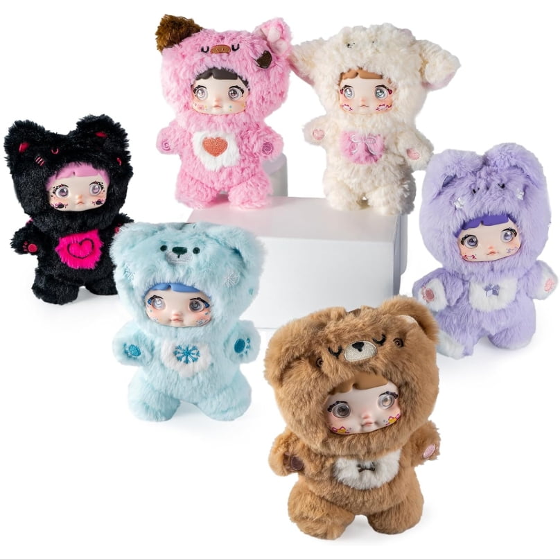 Nommi Blind Box Opened Plush keychain keyring Nommi Interesting Fruits ...