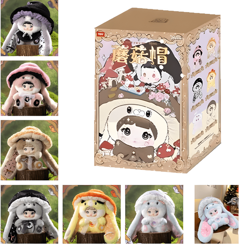 Nommi Blind Box Plush Figures – 13.78" Cute Vinyl Plush Dolls,Nommi 400 ...