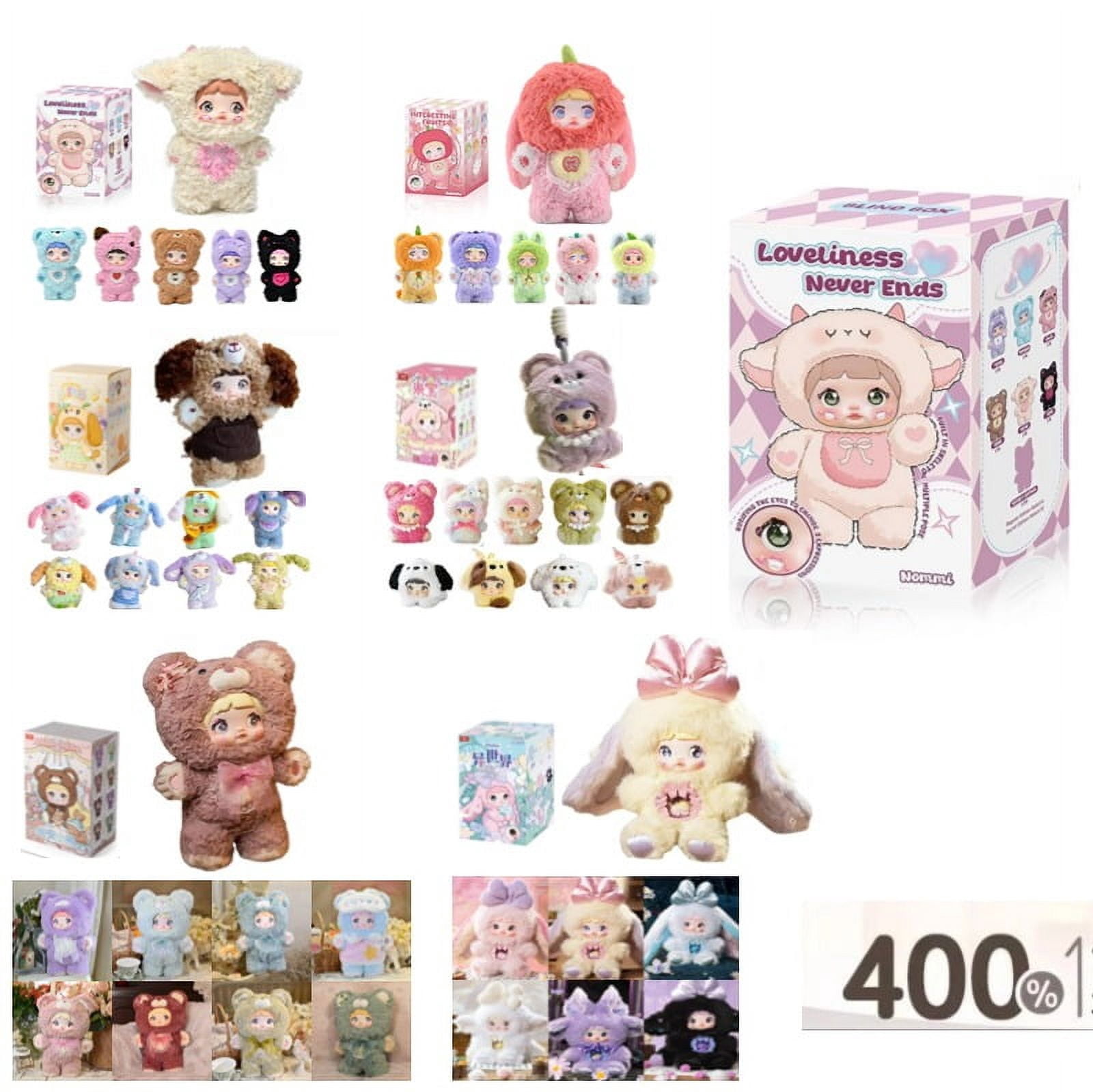 Nommi Fantasy World Series Blind Box Plush Figures Adorable Collectible ...