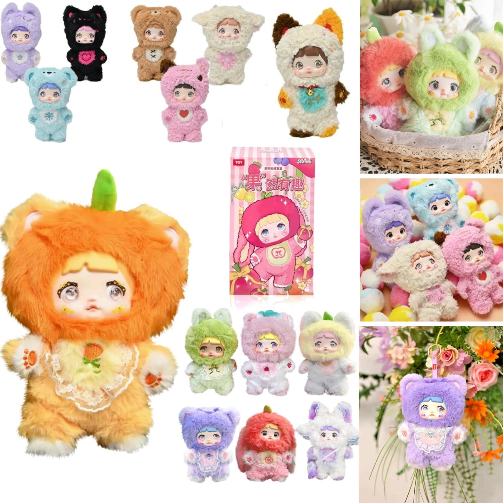 Nommi Interesting Fruits Series Plush Blind Box 1PC (1 of 7 Possible ...