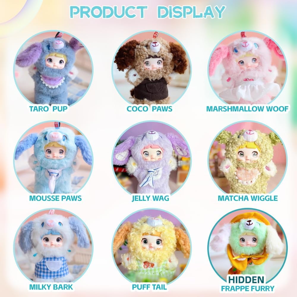 Nommi Puppy Diary Series Blind Box Cute Plush Kawaii Anime Action ...