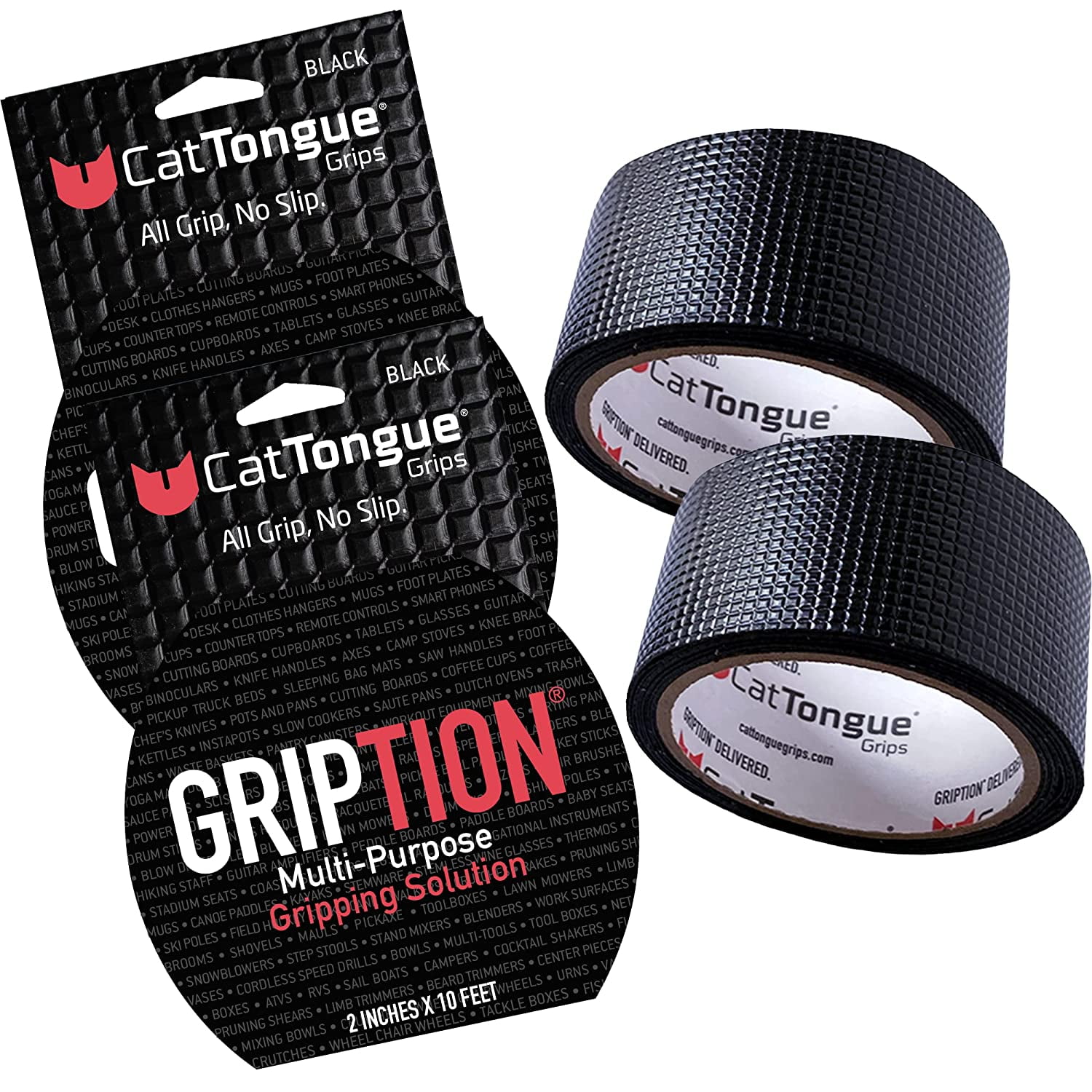 Non-Abrasive Grip Tape by CatTongue Grips – Heavy Duty Waterproof Anti ...