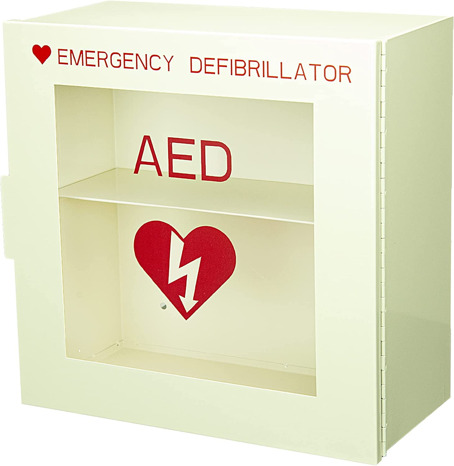Non Alarmed AED Defibrillator Wall Mounted Storage Cabinet - 14.1'' x 7 ...
