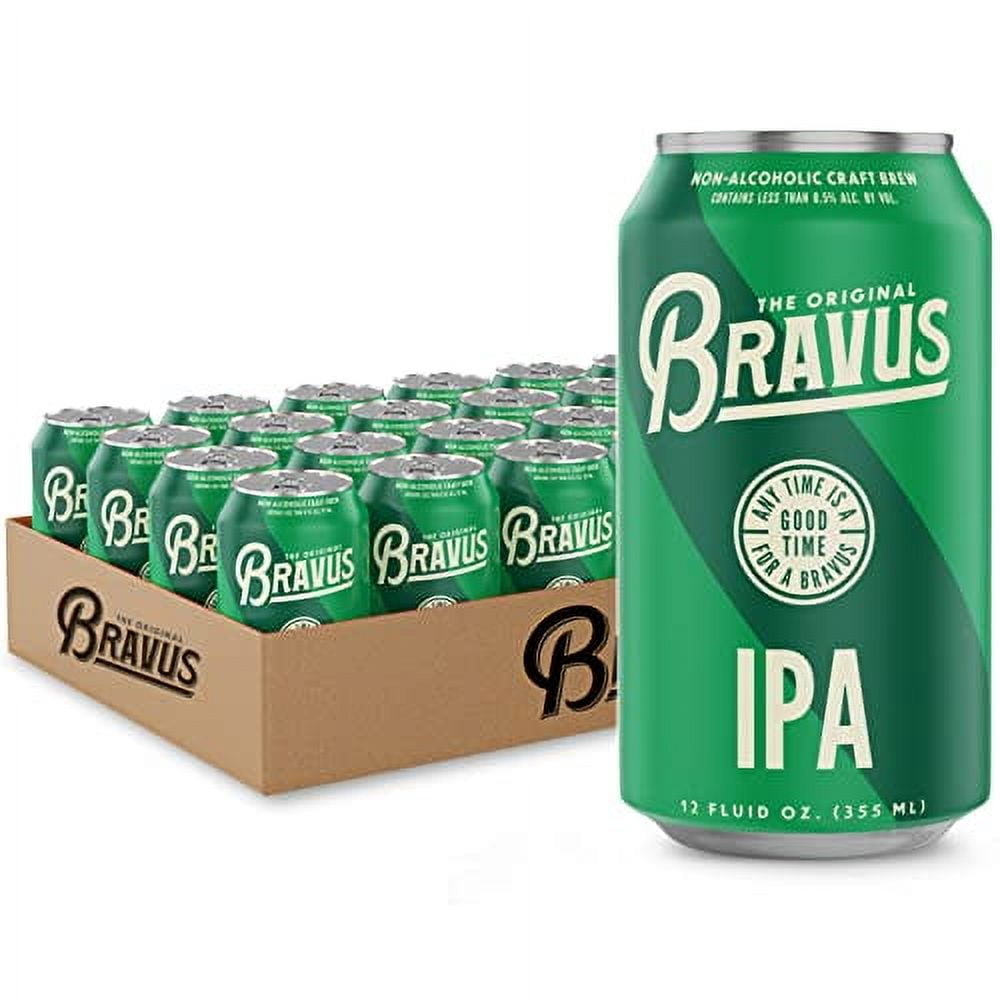 Non-Alcoholic IPA 24 Pack x 12 Fl Oz Cans - India Pale Ale Low-Calorie ...