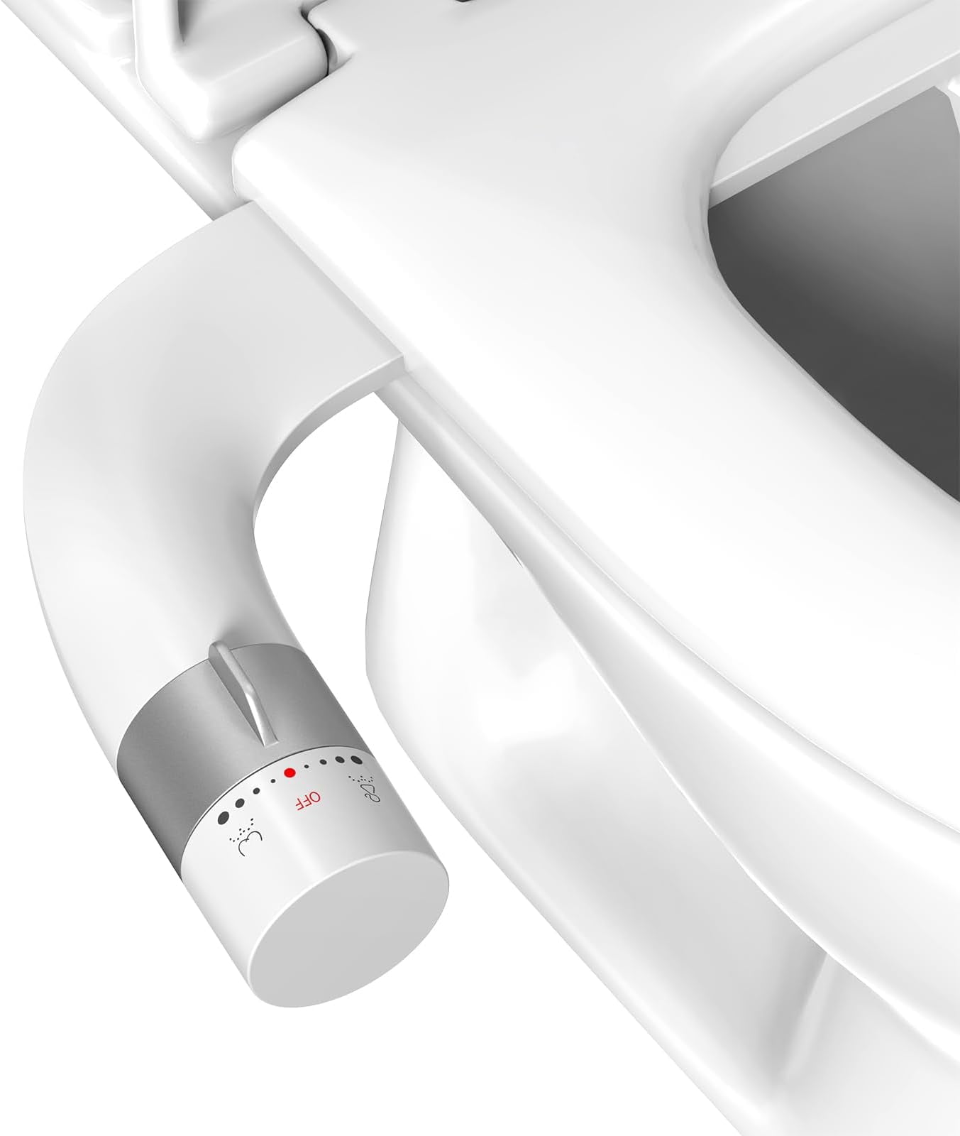 Non- Bidet Dual Mode Bidet Attachment for Toilet, Slim Rotary ...