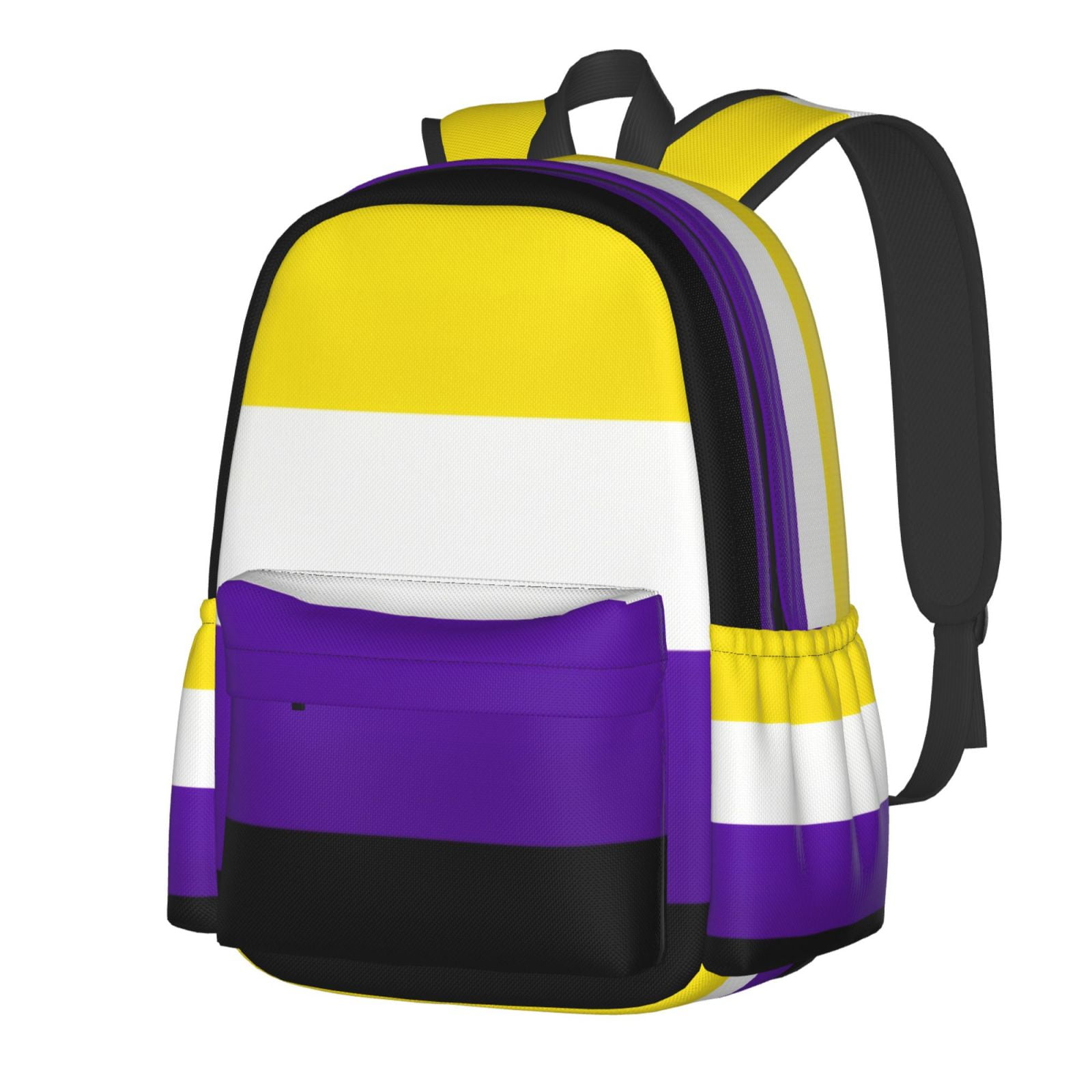 Non-Binary Pride Flag Backpack for Men Women Laptop Backpack Hiking ...