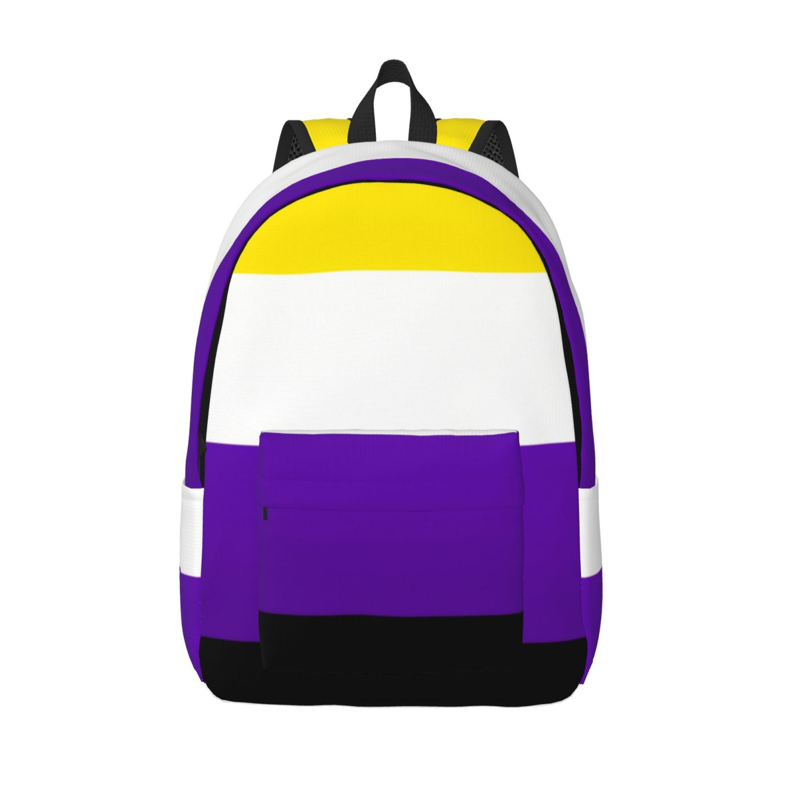 Non-Binary Pride Flag Backpack for Men Women Laptop Backpack Hiking ...
