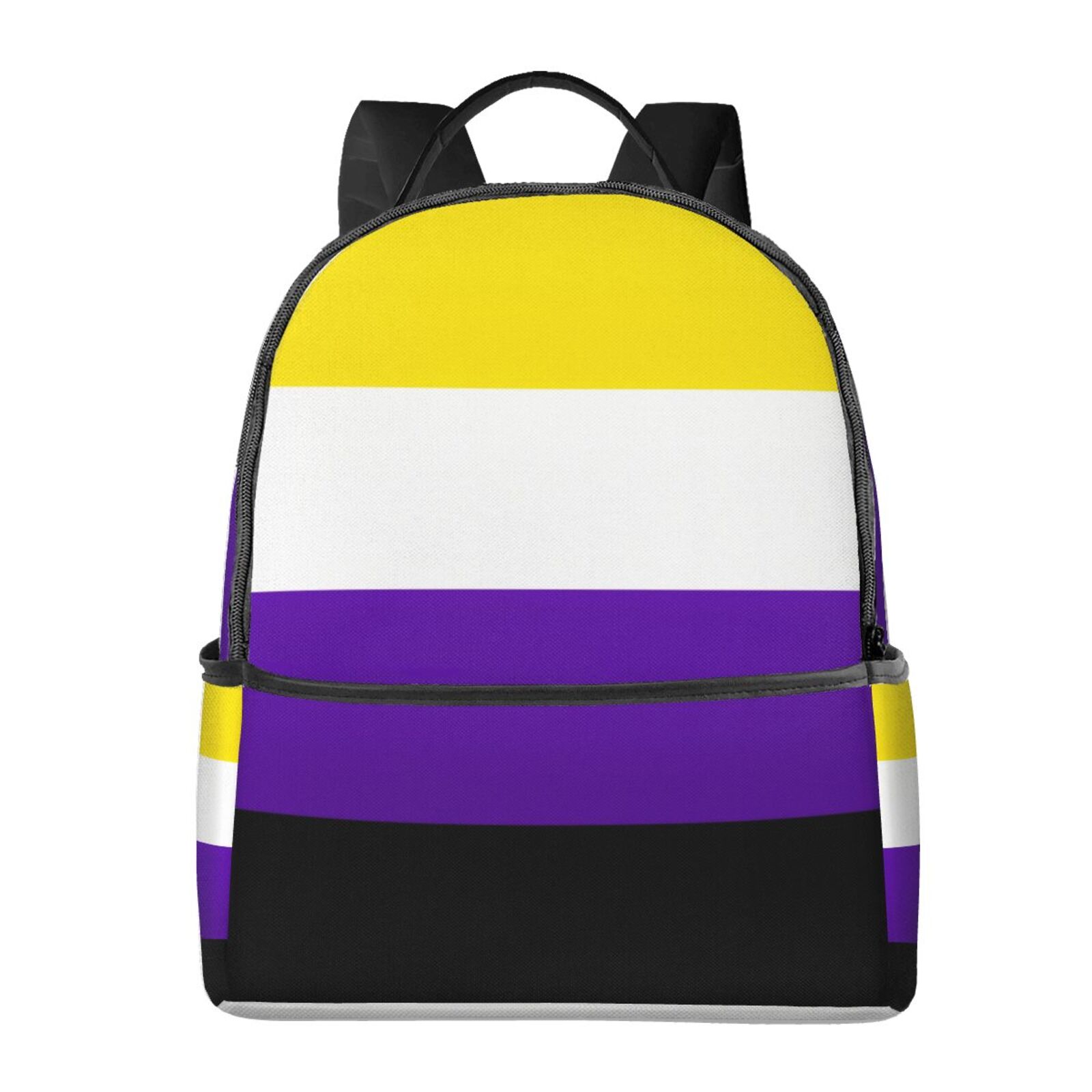 Non-Binary Pride Flag Backpack for Men Women Laptop Backpack Hiking ...