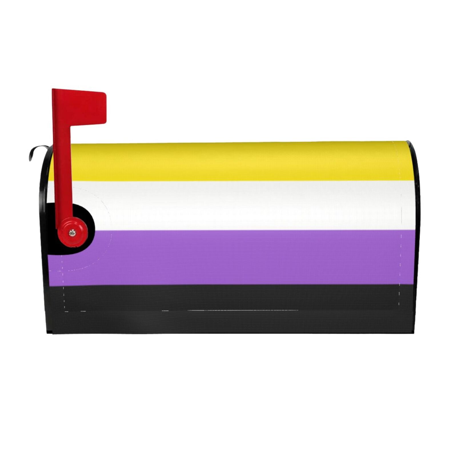 Non-Binary Pride Flag Mailbox Decoration Protective Covers Magnetic ...