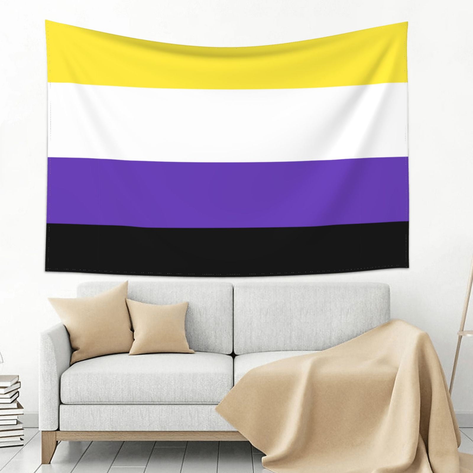 Non-Binary Pride Flagtapestry Wall Hangings For Bedroom Room Decor ...