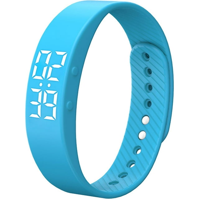 Non-Bluetooth Fitness Tracker Watch Pedometer Digital Step Counter ...