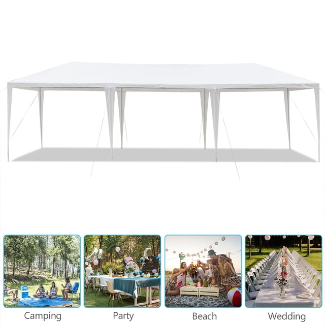 Non-Cloth PE Cloth Plastic Sprayed Iron Pipe Outdoor Party Tent White ...