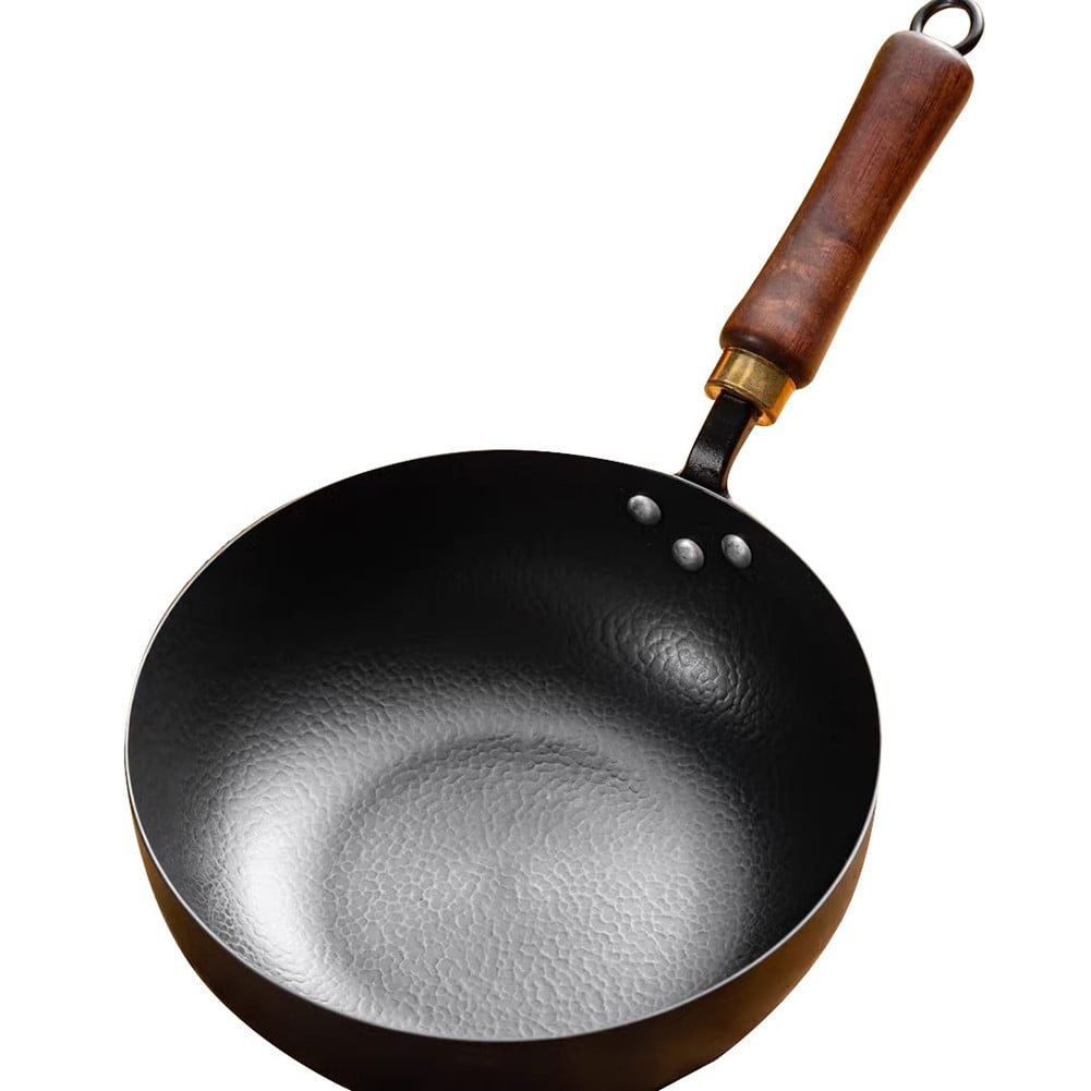 Non Coating Hammered Iron Pot 20/24/26cm,Black for Home & Baby Food Cooking - Walmart.com