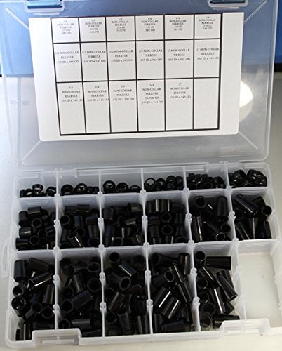 Non- Collard Ferrule Kit 396 Assorted Ferrules - Walmart.com