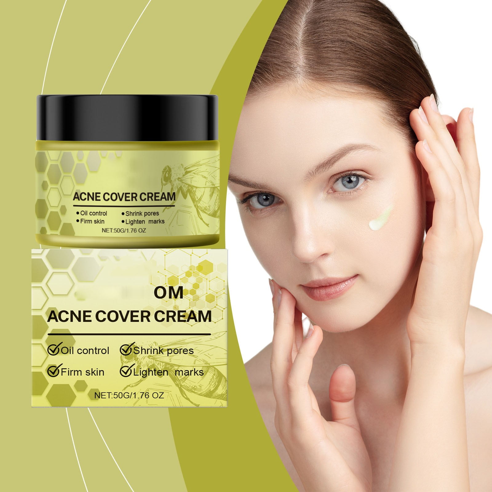 Non-Comedogenic Shield Bee Apitherapy Dermocare Bee Acne Cream ...