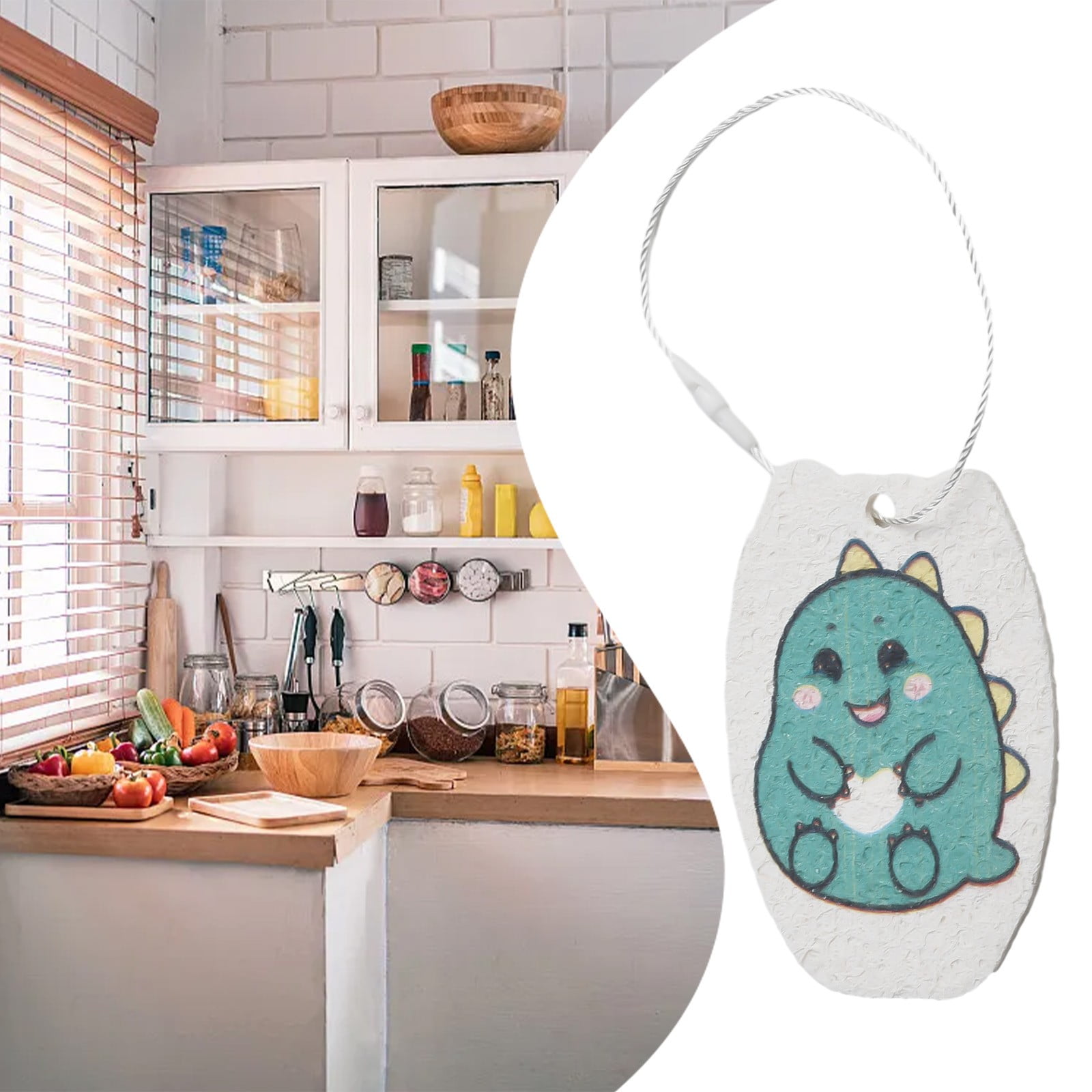 Non- Compressed Wood Pulp Sponge Cartoon Dish Cloths Oil Remove Tools ...