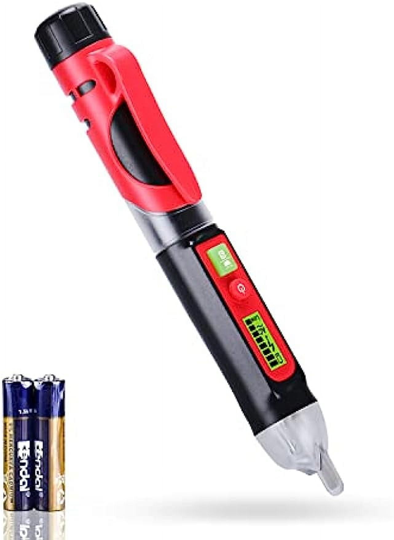 Non-Contact AC Voltage Detector Pen, 12V-1000V/48V-1000V Dual Range ...