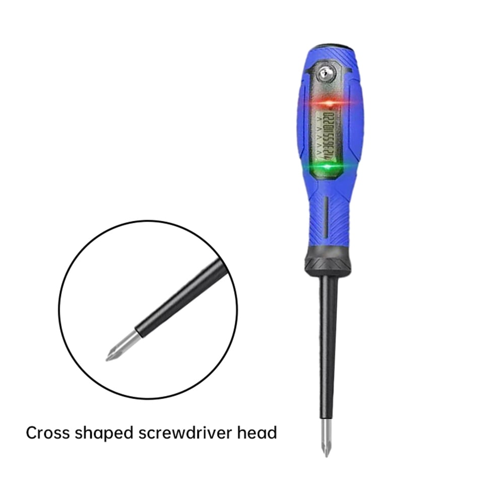 Non-Contact Screwdriver Voltage Tester Pen 12-220V LCD Display Screen ...
