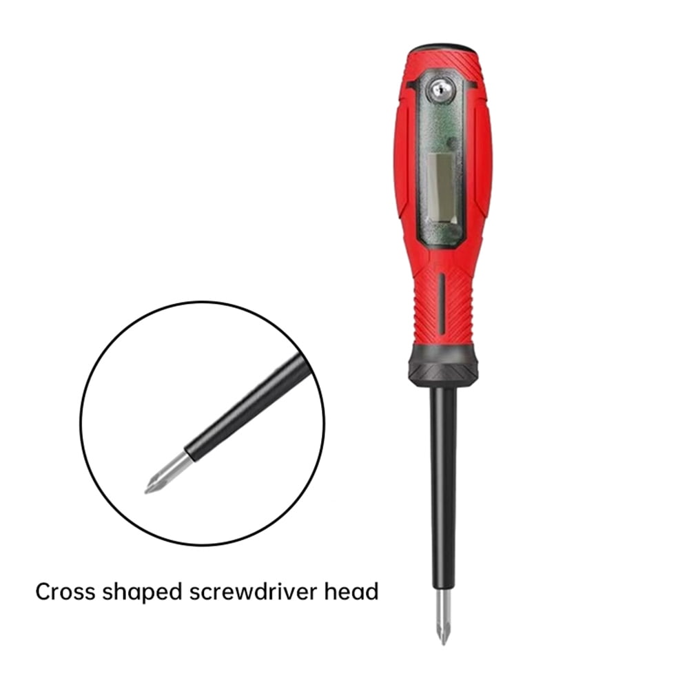 Non-Contact Screwdriver Voltage Tester Pen 12-220V LCD Display Screen ...