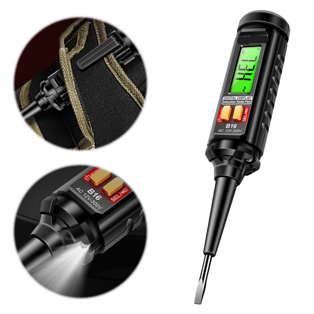 Non-Contact Voltage Detector Digital Electrical Pen Smart Induction ...
