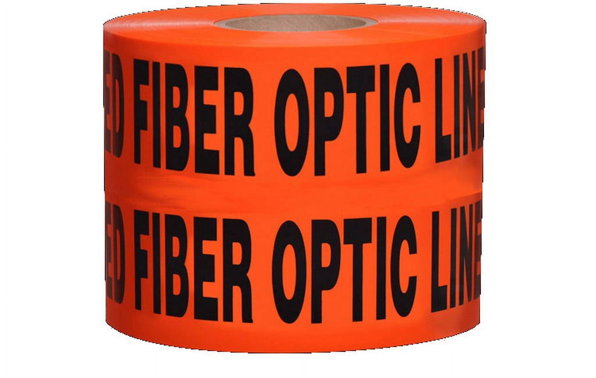 Non-Detectable Underground Tape - Caution Buried Fiber Optic Line Below ...