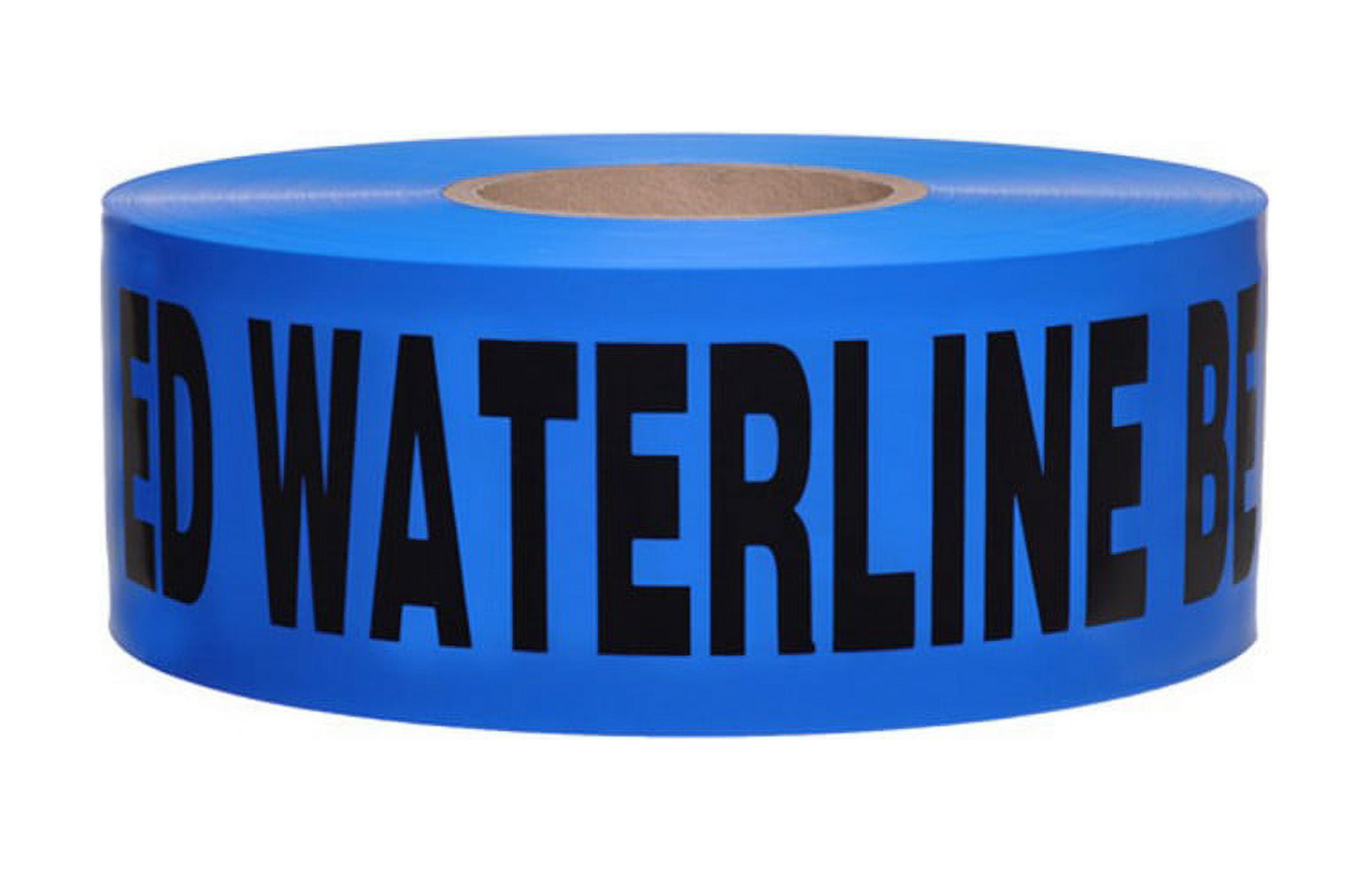 Non-Detectable Underground Tape - Caution Buried Water Line Below - 2.5 ...