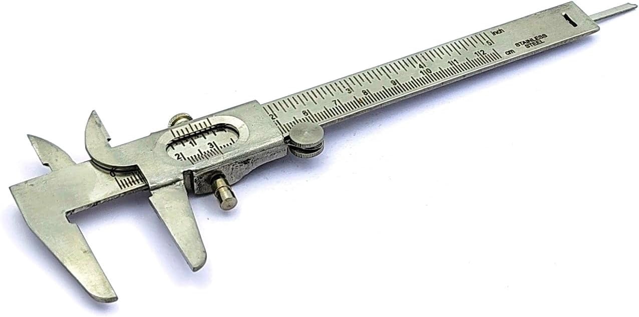Non Digital Vernier Caliper Metric -Imperial Measuring System Tools for ...