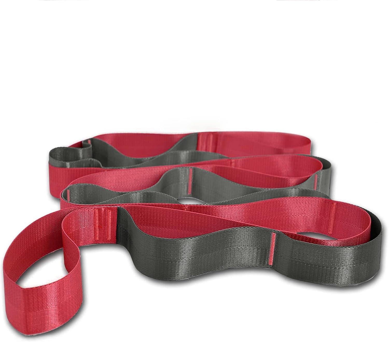 Non-Elastic Stretch Strap for Yoga, Pilates, Physical Therapy ...