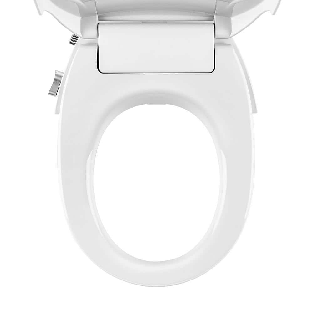 Non-Electric Round Closed Front Bidet Toilet Seat for O Shape Toilet in ...
