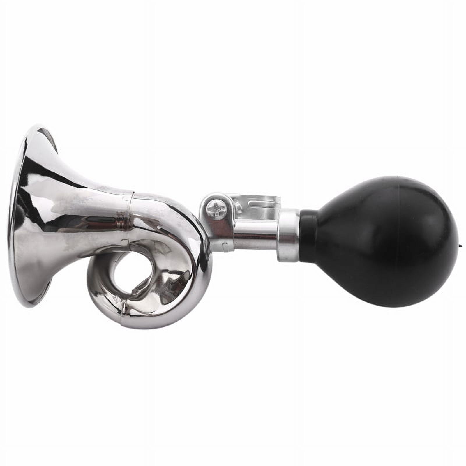 Non-Electronic Trumpet Loud Bicycle Cycle Bike Bell Vintage Retro Bugle Hooter Horn silver ...