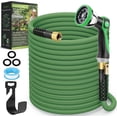 Non-Expandable Garden Hose 100 ft, Ultra Lightweight Flexible Water ...