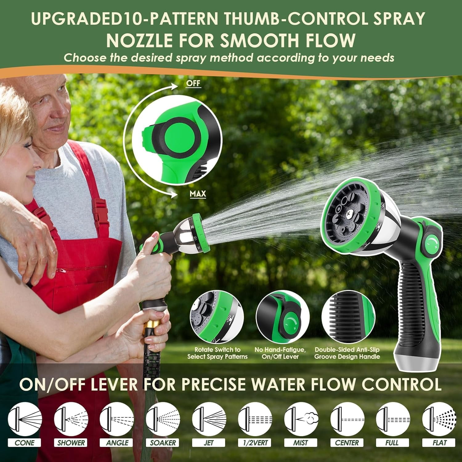 Non-Expandable Garden Hose 150 ft, Ultra Lightweight Flexible Water ...