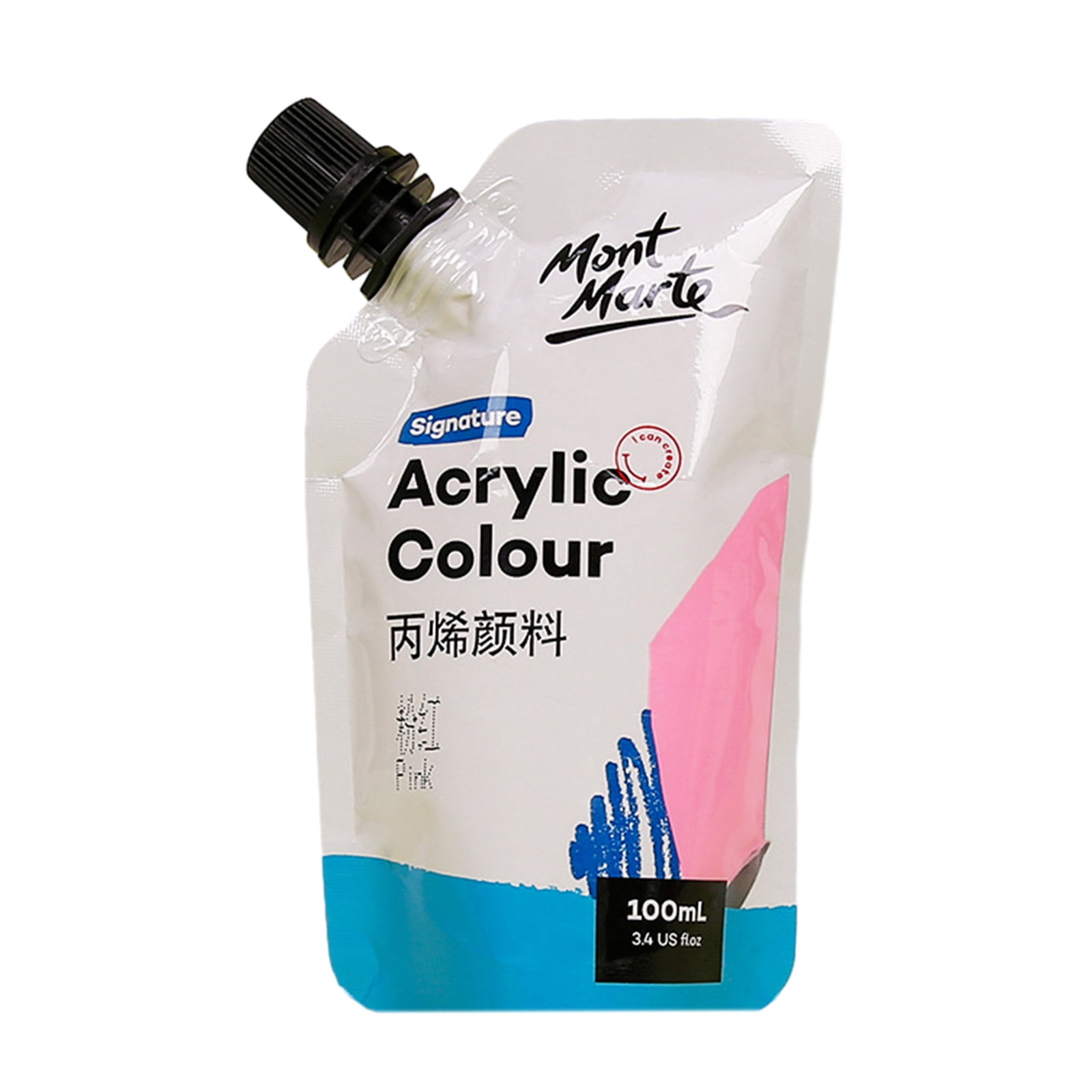 Non Fading, Non Toxic, Single Color Paint for Painters Acrylic Paint ...