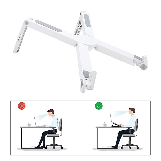 Non- Folding Tablet Laptop Mount Tray Bracket Portable Riser Riser ...