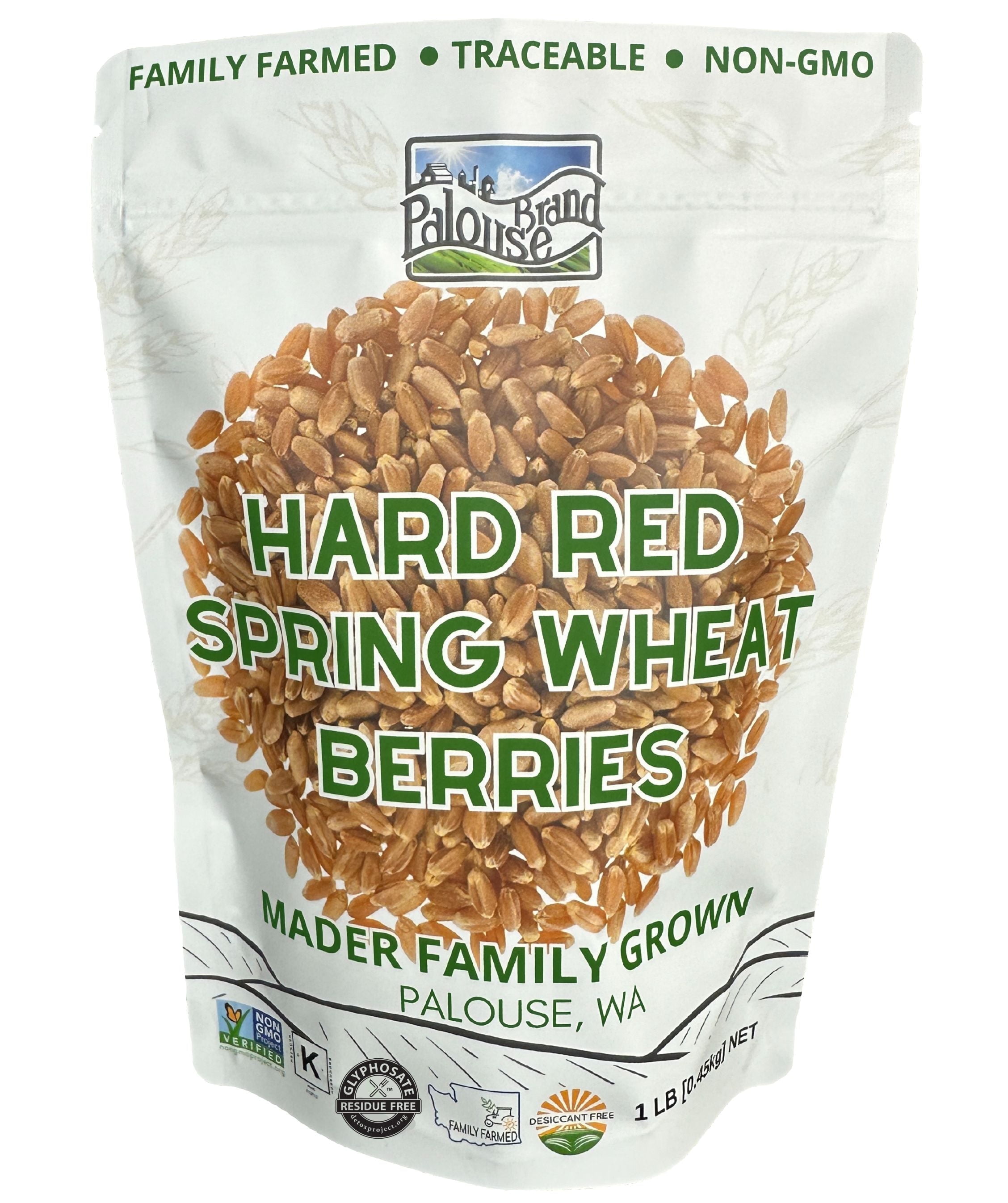 Non-GMO Project Verified Hard Red Spring Wheat Berries | Certified ...