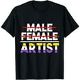 Non Gender Artist Non Binary Cotton T-Shirt - Walmart.com