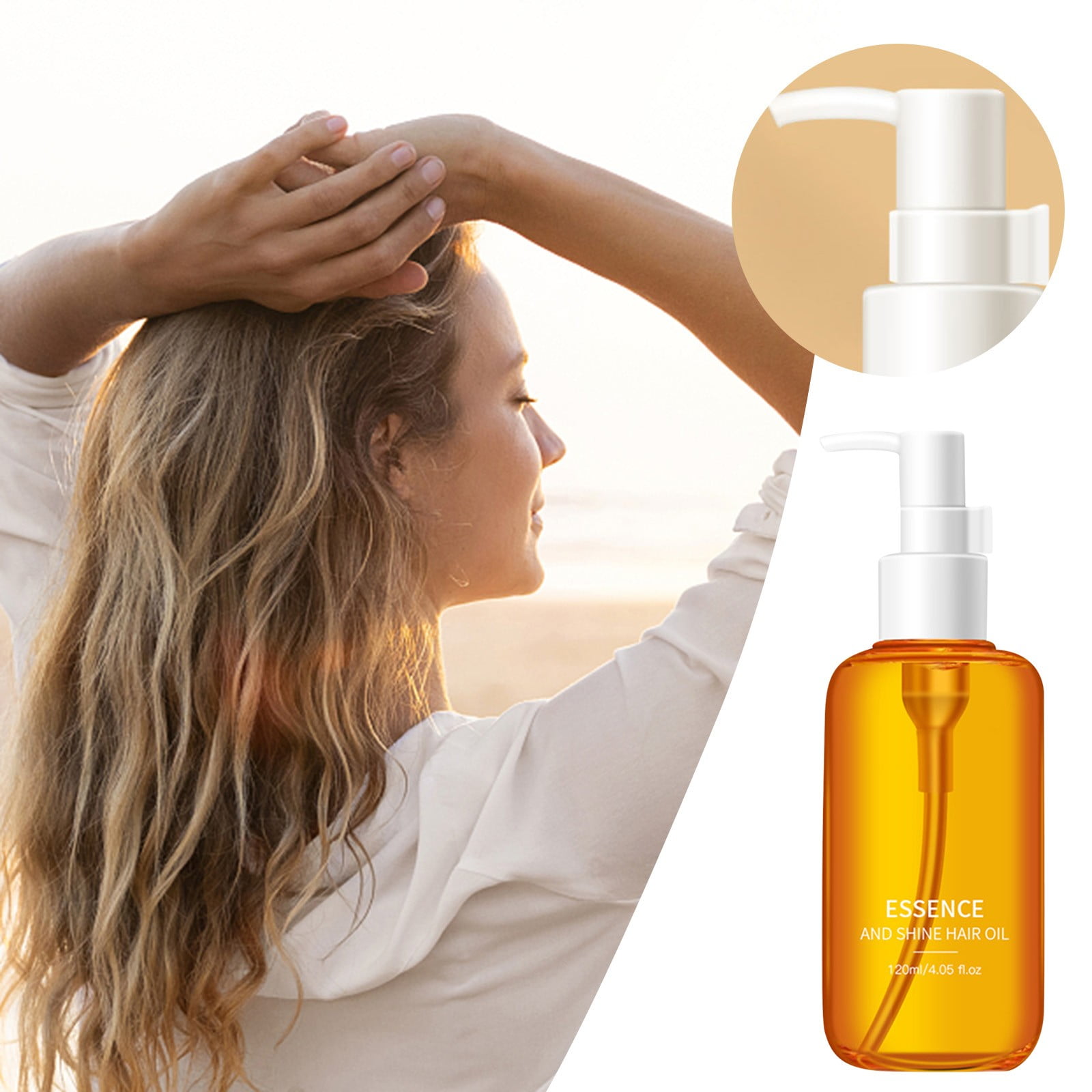 Non-Greasy Fast Absorbing Hair Care Oil 120ml Female Leave In Hydrating ...