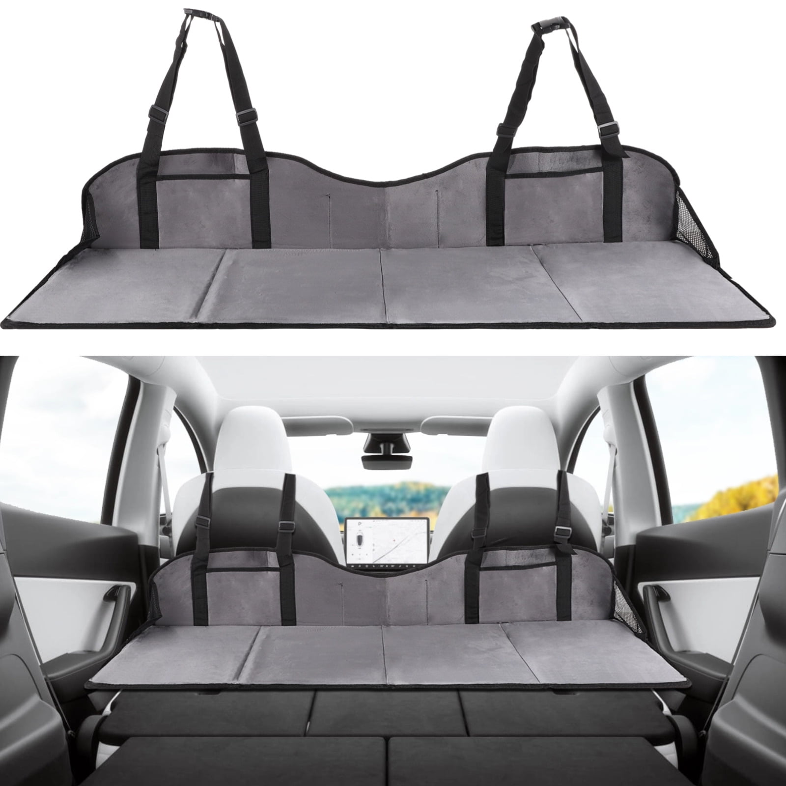 Non-Inflatable Car Mattress Back Seat, Portable Folding Sleeping ...