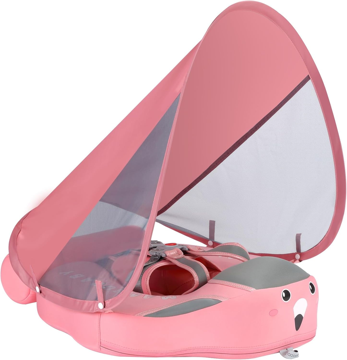 Non-Inflatable Swim Float with Canopy | Infant Pool Float for 13-40lbs ...