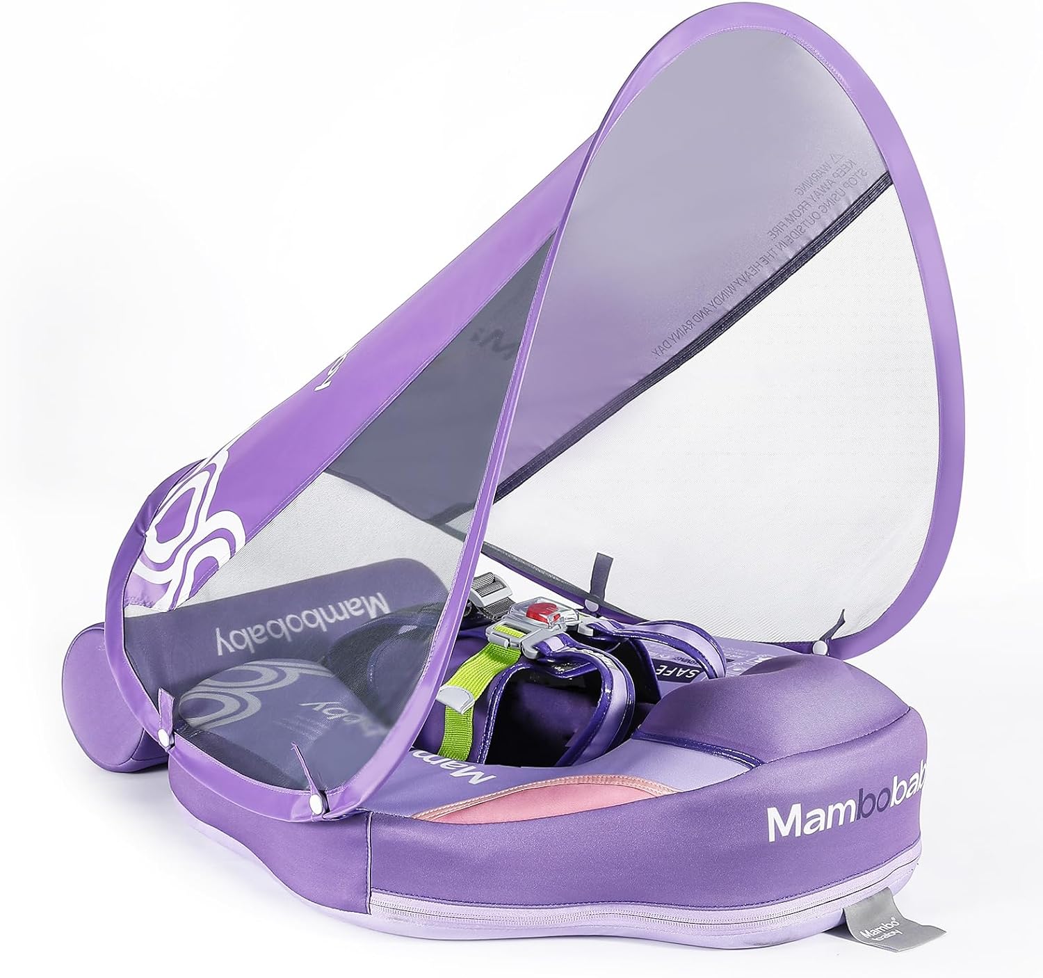 Non-Inflatable Swim Float with UPF 50+ Canopy - Pearl Foam Infant Pool ...