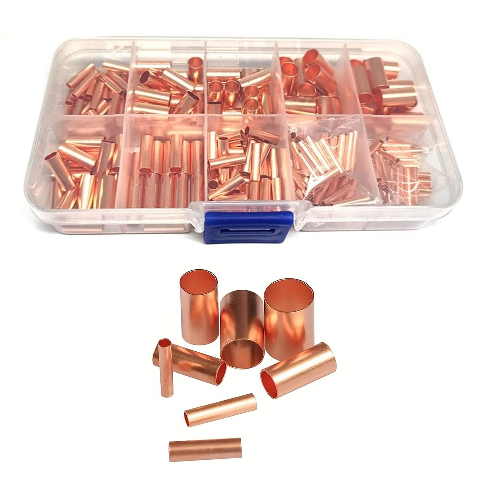 Non-Insulated Butt Splice Connectors Seamless Barrel Design, Long ...
